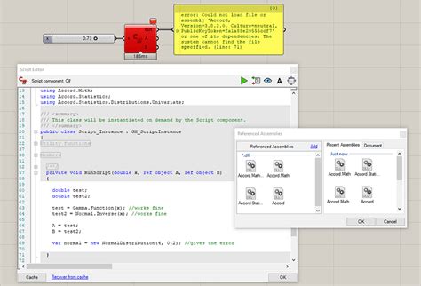 Add Using Systemnumerics In Grasshopper C Script Grasshopper Mcneel Forum