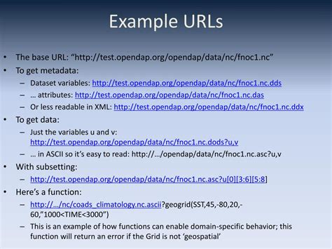 ppt serving unstructured grids using opendap using server side
