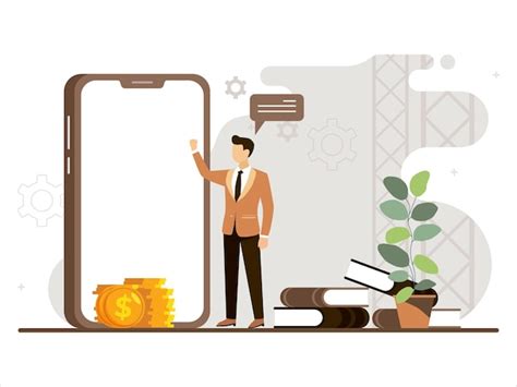 Premium Vector Flat People Illustration With People Scene In Flat Cartoon Style Man Analyzing