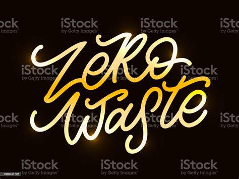 개념 제로 폐기물 필기 텍스트 제목 기호 벡터 그림입니다 0명에 대한 스톡 벡터 아트 및 기타 이미지 0명 벡터 사회
