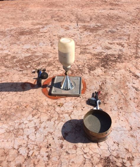 Premium Photo Field Density Test Of Soil Apparatus At Construction Site