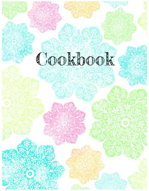 colorful snowflake cookbook