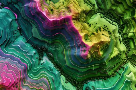 Map Of Agricultural Fields Made With Lidar Technology Gis Product Made From Aerial Data From A
