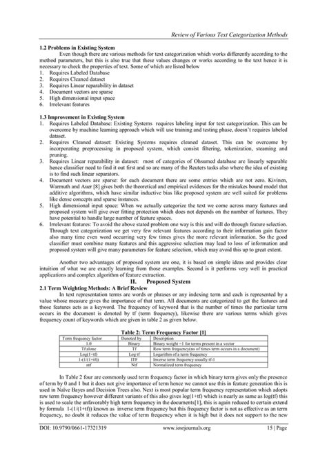 Review Of Various Text Categorization Methods Pdf