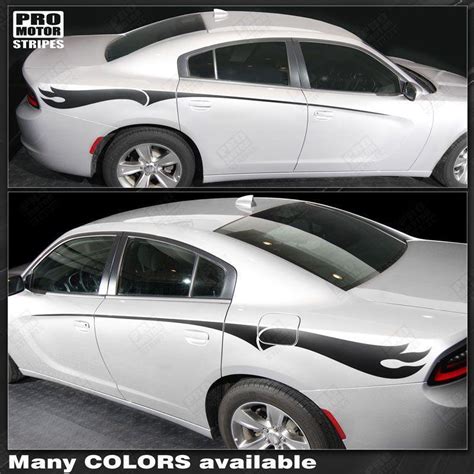 Dodge Charger 2011 2023 Side Accent Stripes 132345637233 Pro Motor