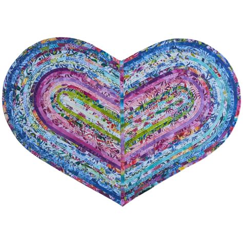 Jelly Roll Love Rug Pattern The Quilt Shop