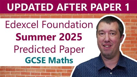 June 2025 Predicted Maths Gcse Paper 2 Edexcel Foundation Paper 2