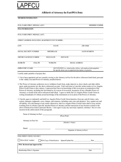 Fillable Online Affidavit Attorney-in-Fact Fax Email Print - pdfFiller