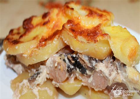 Картошка По Французски С Фаршем Фото — Картинки