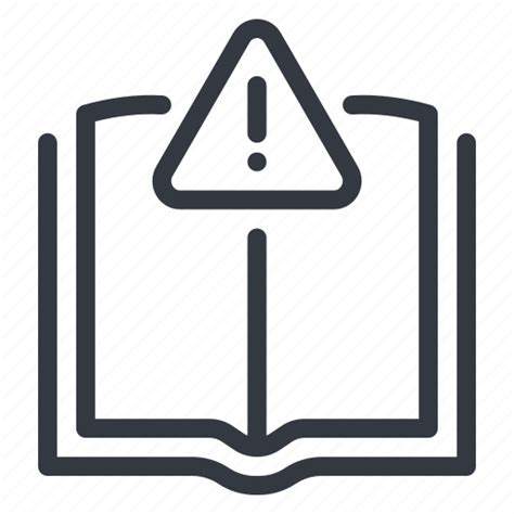 Warning Alert Caution Error Problem Book Information Icon Download On Iconfinder