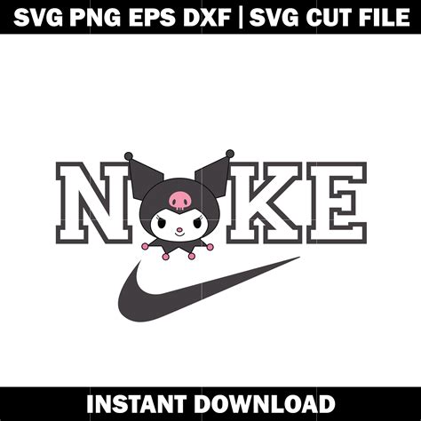 Nike Sanrio Kuromi Svg Kuromi Svg Logo Brand Svg Cartoon Inspire
