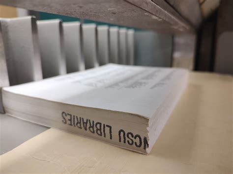 At The Book Spa Adhesive Bind Nc State University Libraries