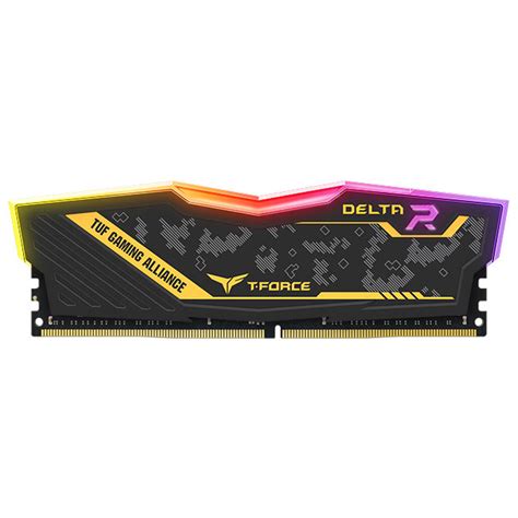 Ram Teamgroup T Force Delta Tuf Gaming Alliance Rgb 32gb 2 X 16gb Ddr4 Bus 3200mhz Đen