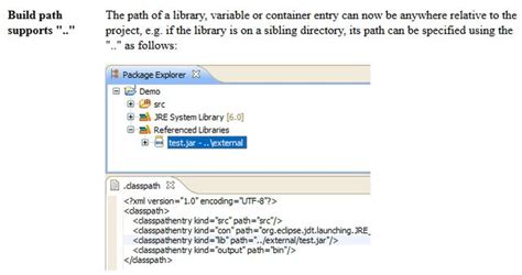 How Can I Add Build Path Items To Eclipse Using Relative Paths Stack Overflow