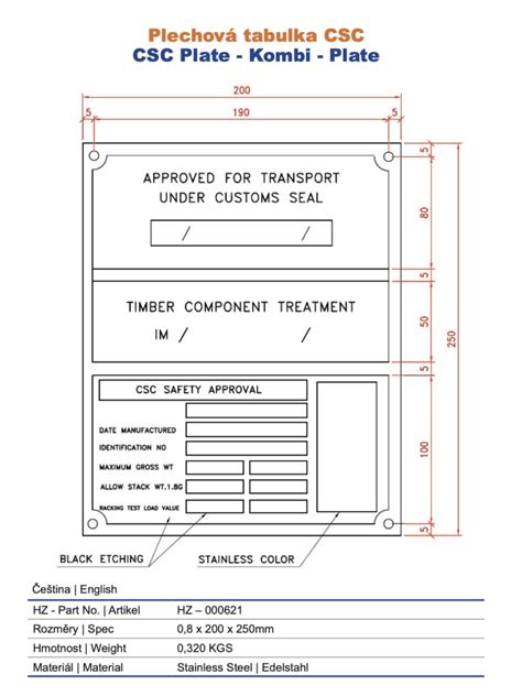 Container Identification Hz