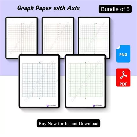 Graph Paper With Axis Template Printable Pdf Word Graph Paper