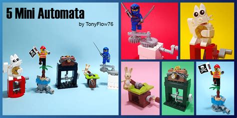 Lego Automaton Five Mini Automata By Tonyflow76