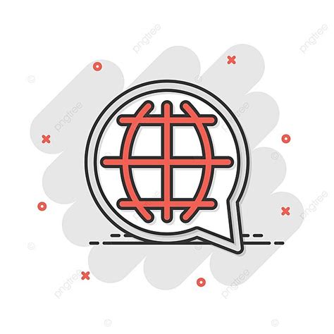 Language Selection Icon In Cartoon Style With World Globe Vector Globe