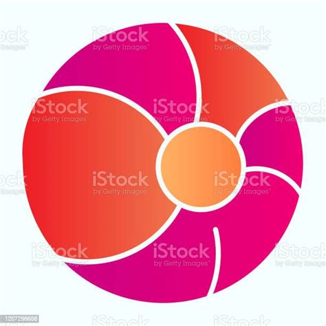 비치 볼 플랫 아이콘입니다 흰색에 격리 풍선 볼 벡터 그림 아이 장난감 그라데이션 스타일 디자인 웹 및 응용 프로그램을 위해 설계 Eps 10 고무에 대한 스톡 벡터 아트