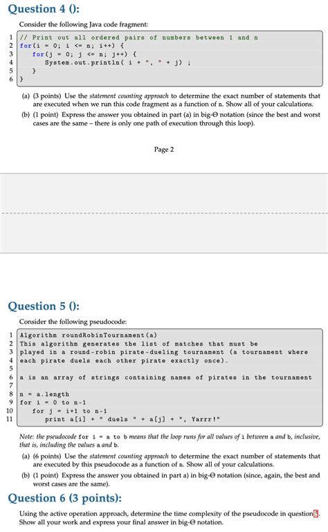 Solved Question 4 Consider The Following Java Code