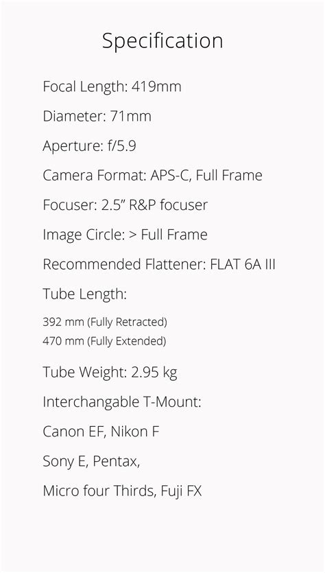 Williams Optics Gran Turismo 71 Apo Sidereal Trading Pty Ltd The Astronomy Store