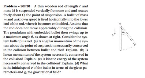 Spin Angular Momentum Bullet Hitting Bottom Of A Thin Rod • Physics Forums