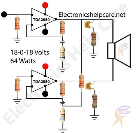TDA2050 Amplifier Circuit Board Electronics Help Care