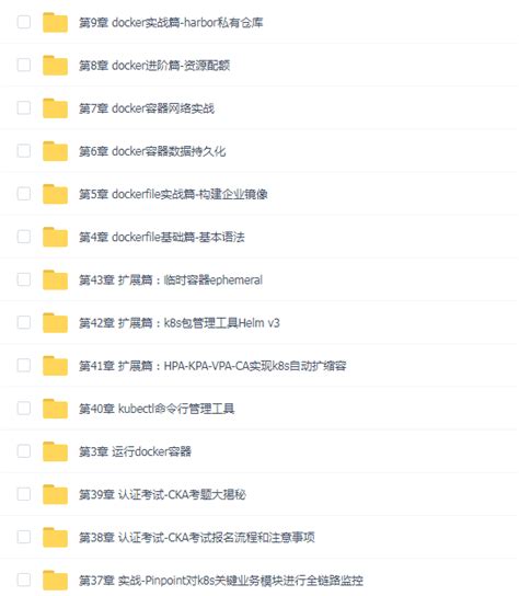 Dockerkubernetesk8sdevops企业级架构师实战培训2米资源网