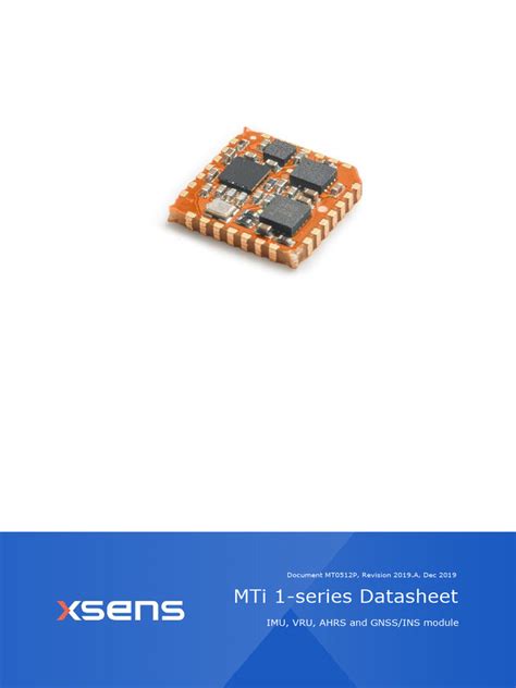 mti 1 series datasheet 3193485 pdf inertial navigation system printed circuit board
