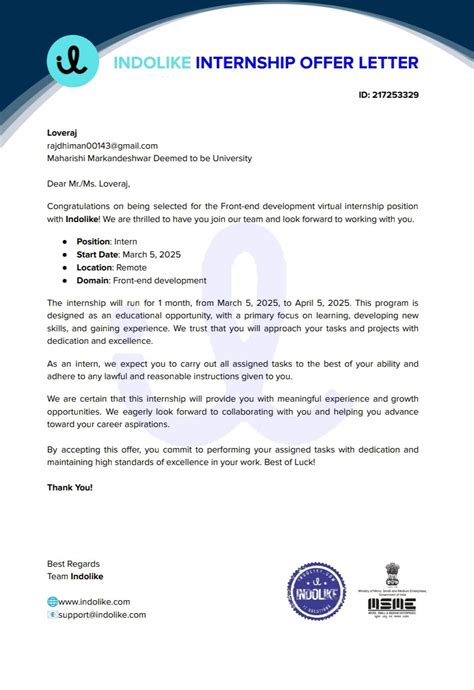 internship frontenddevelopment indolike techjourney learningandgrowth love raj dhiman