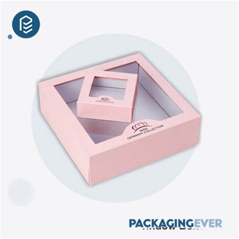 Custom Printed Window Boxes Packaging Ever