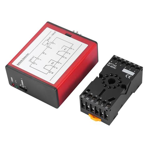 TOPINCN Single Channel Inductive Loop Vehicle Detector For Parking Lot Access Control Vehicle