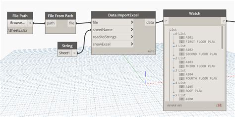Dans Dynamo Diary Post 1 Creating Sheets In Revit From Excel
