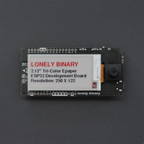 Esp32 2 13 Eink Paper Lonely Binary