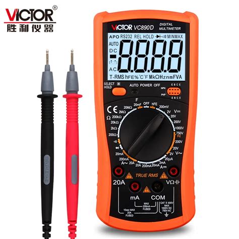 Victor Vc890cvc890d Digital Multimeter True Rms Capacitor 2000uf 20a