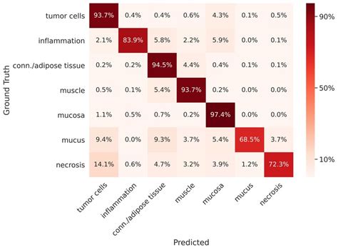 Comparison Of Confusion Matrices The Rows Represent The Ground Truth