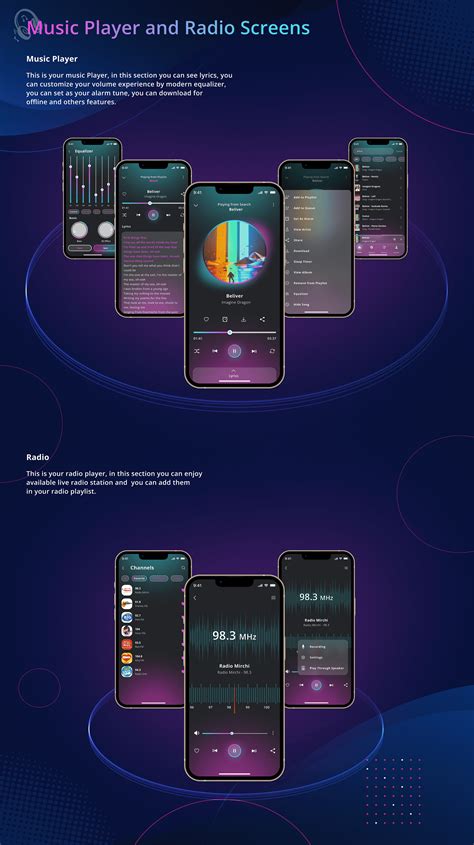 Music Player App Design Ui And Ux Design Behance