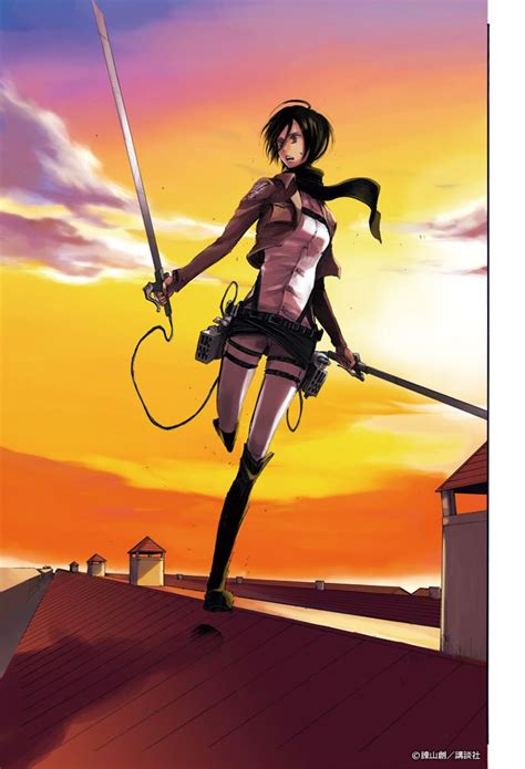 Shingeki No Kyojin Mikasa Armin Eren And Mikasa One Piece Comic