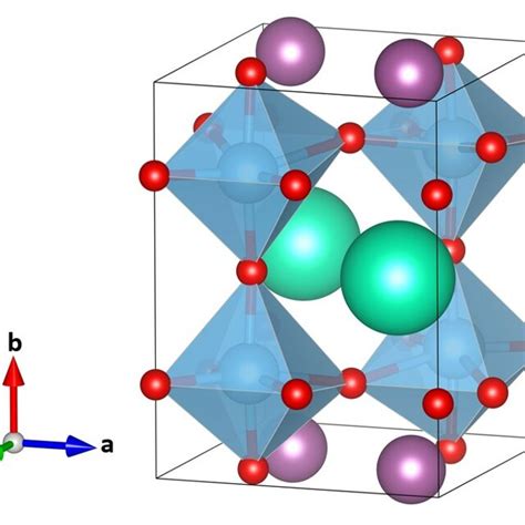 A Site Ordered Double Perovskite Aa ′ B 2 X 6 With Rock Salt Ordering
