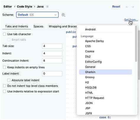 代码风格方案 Intellij Idea 文档
