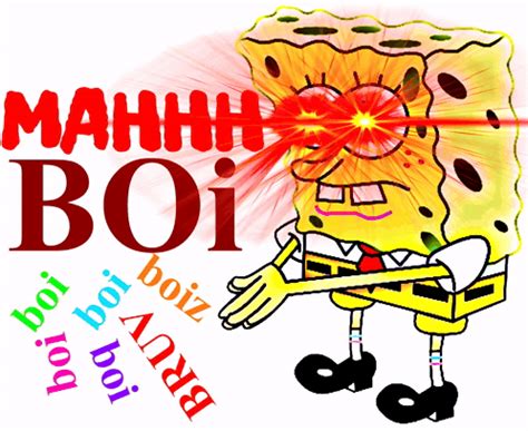 Boi Spongebob Sticker Boi Spongebob Bruv Discover And Share S