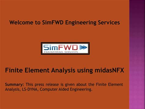 Ls Dyna Finite Element Analysis Pptx