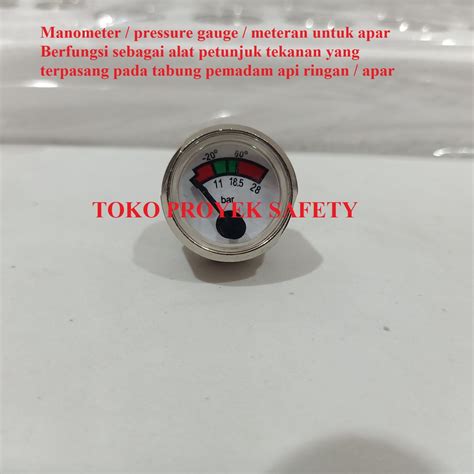 Jual Pressure Gauge Apar Meteran Manometer Indikator Tekanan Preasure Shopee Indonesia