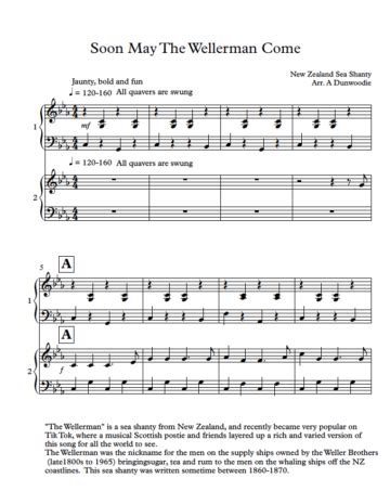 Soon May The Wellerman Come Harp Column Music