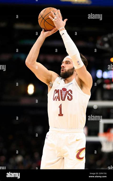 Cleveland Cavaliers Guard Max Strus 1 In Action During The First Half Of An Nba Basketball