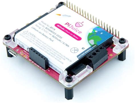 Amazon Com PiJuice Portable Power Platform For Raspberry Pi Electronics
