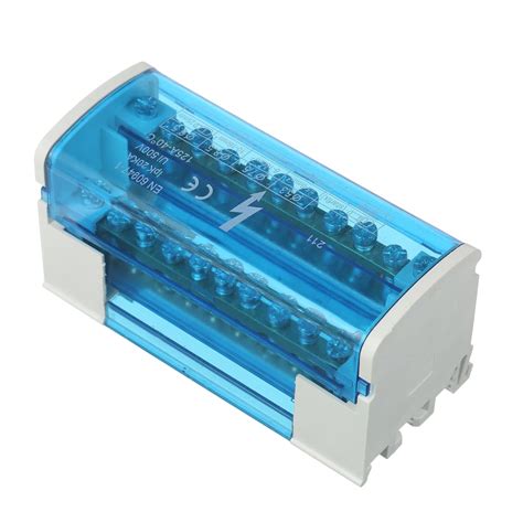 Buy Fabobjects® Terminal Distribution Box Connection Box Junction Box With Cover Din Rail