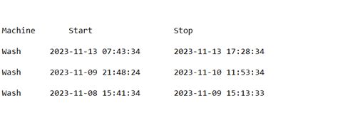 Custom Start And Stop Times From A Table In Grafana With Influxdb Flux