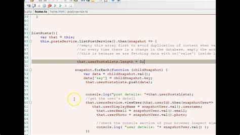 firebase with ionic2 tutorial 26 foreach loop in ionic2 youtube