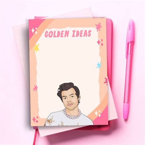Repop Ts Harry Styles Notepad Pop Culture To Do List Planner